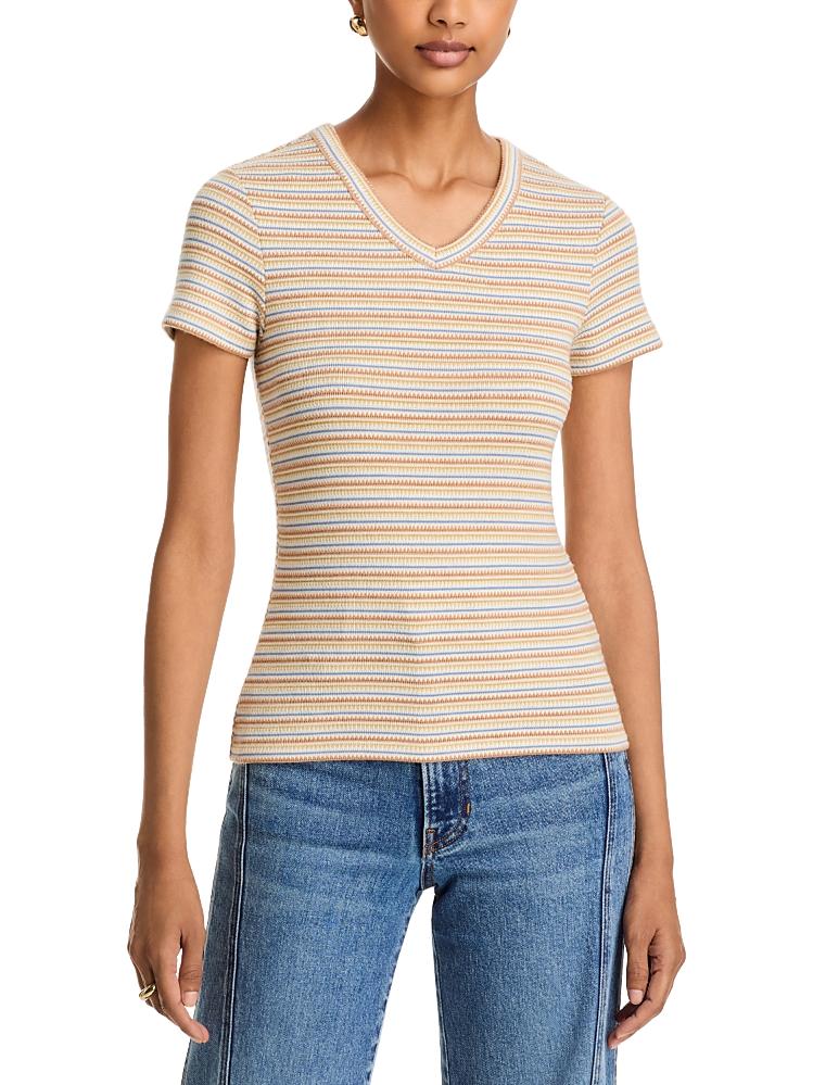 VERONICA BEARD Veronica Beard Devin V Neck Tee